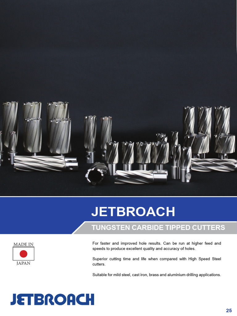 Brochure Annular Cutters Jetbroach | PDF