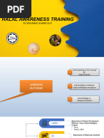 Halal Awareness Training | PDF | Food Safety | Hygiene