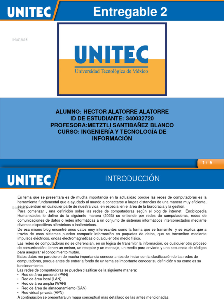 Hector - Entregable 2 - Tecnologia | PDF | Red de computadoras | Informática