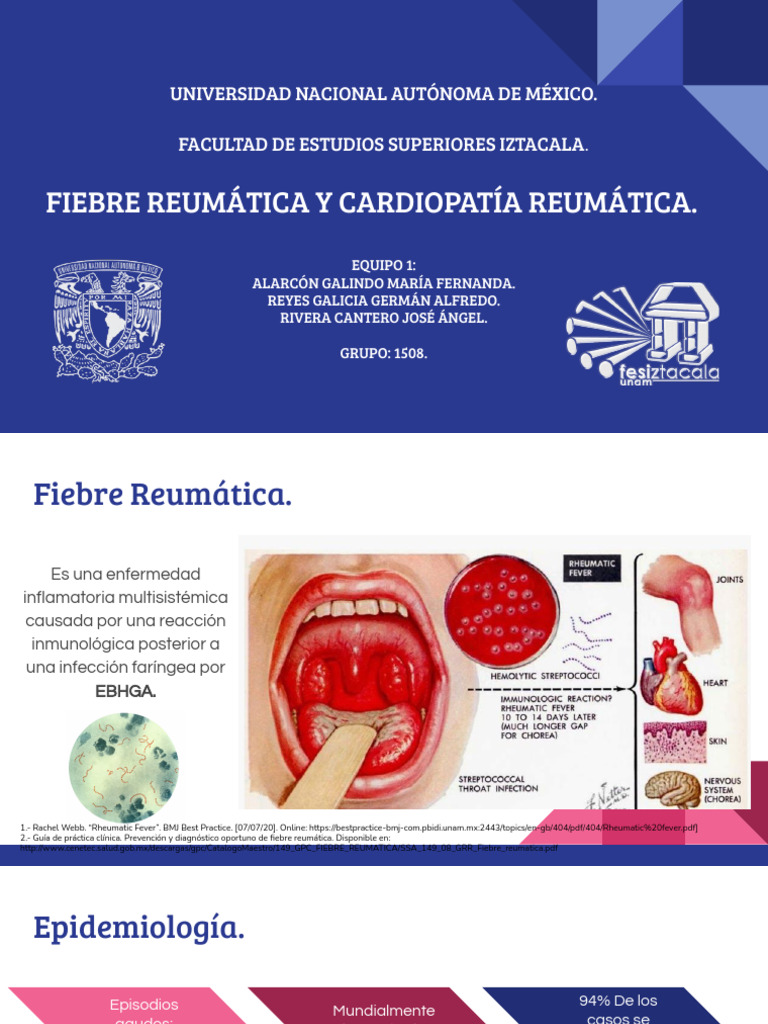 Fiebre Reumatica | PDF | Medicina Interna | Medicina CLINICA