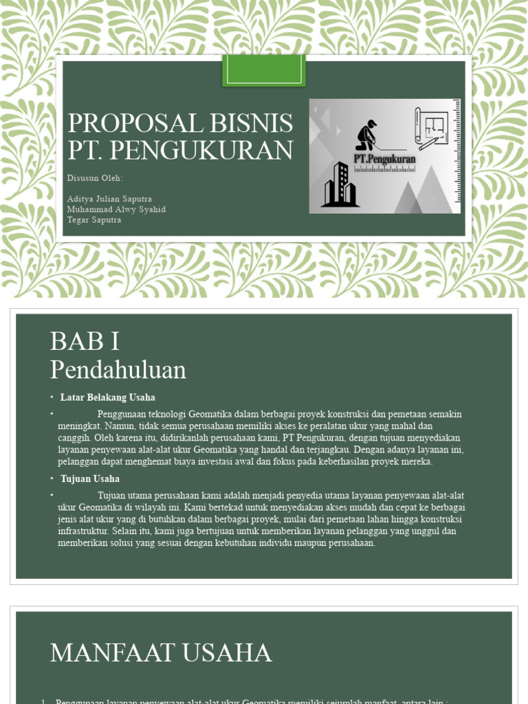 Proposal 1,2,3,4,5 Kelompok 7 | PDF