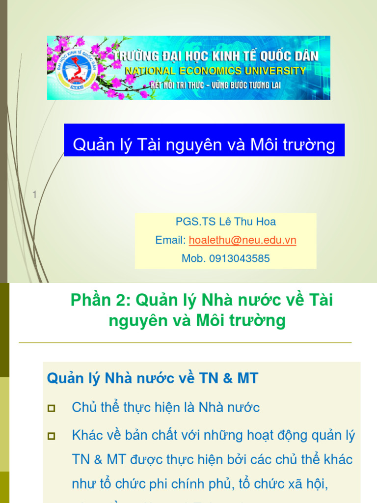 CHG 2 - QLTNMT | PDF