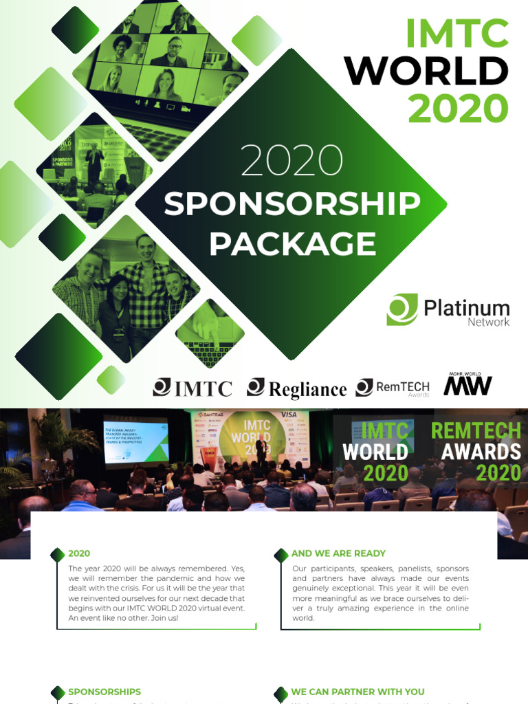 Virtual Sponsorship Package W20 | PDF