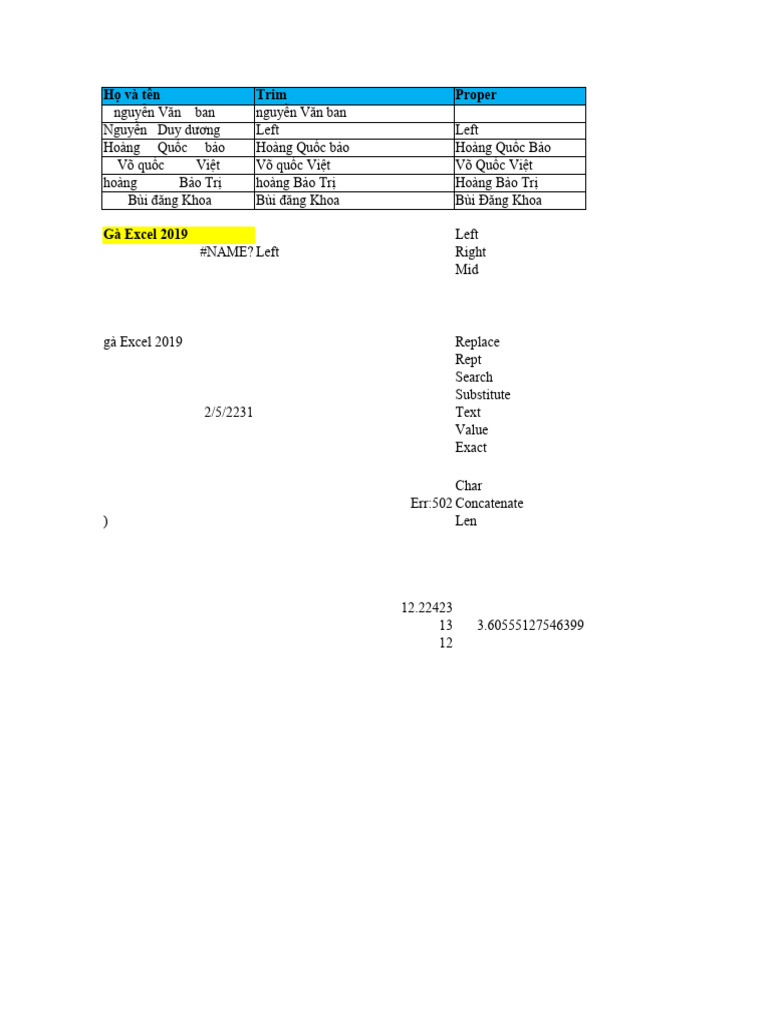 Ham xu ly chuoi | PDF