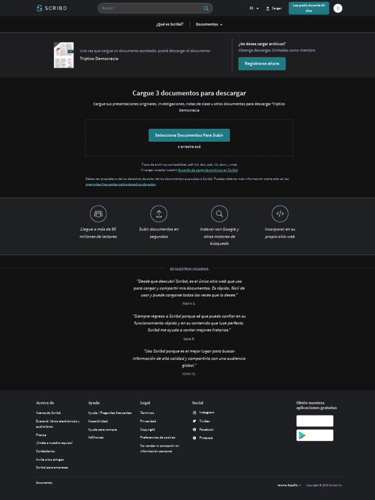 Suba Un Documento - Scribd | PDF | Scribd | Facebook