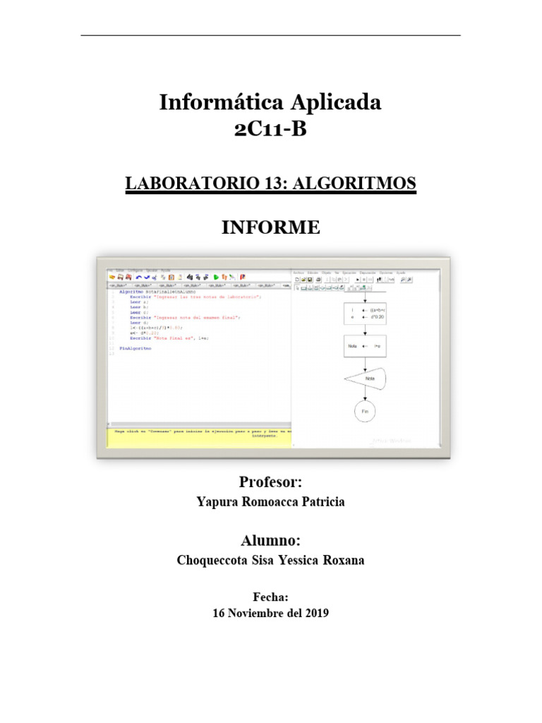 L13 Algoritmos | PDF | Algoritmos | Programación de computadoras