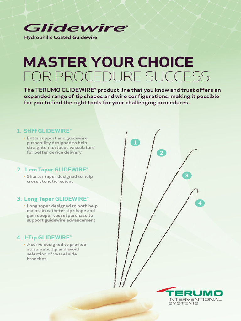 GLIDEWIRE Expanded Brochure | PDF | Clinical Medicine