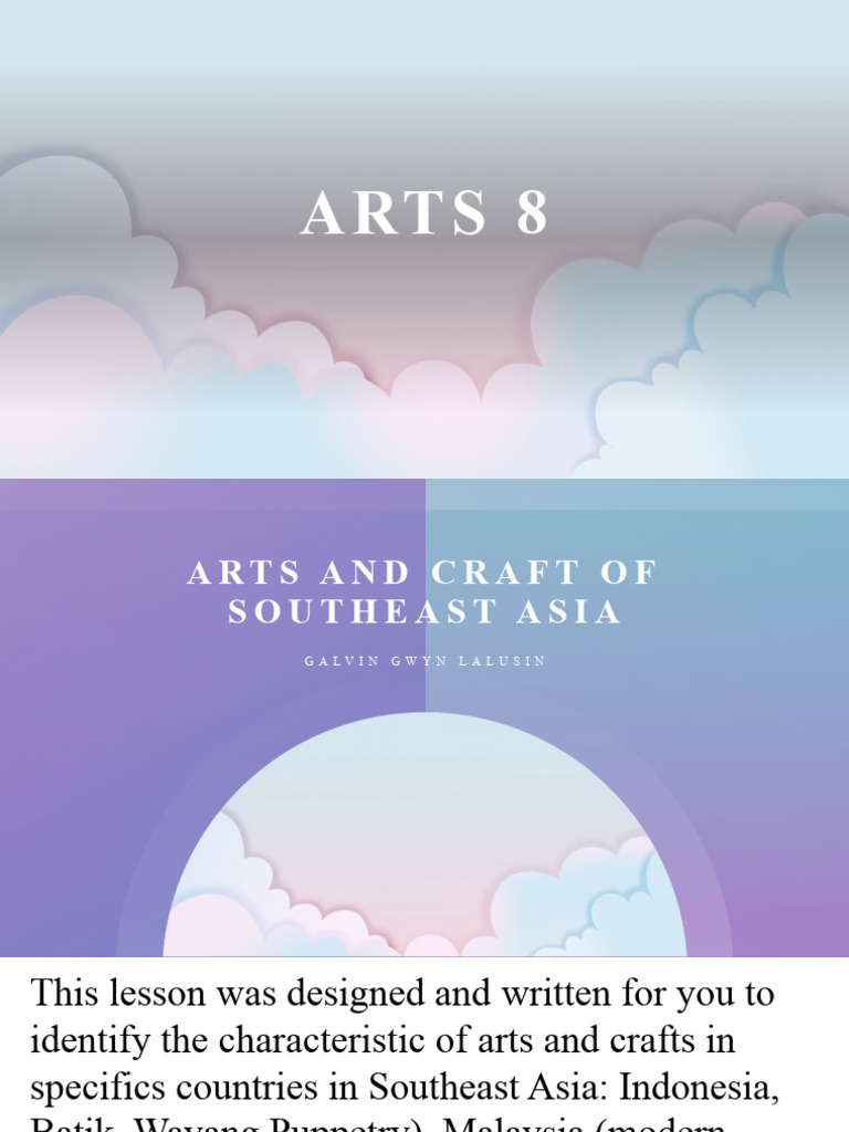 Arts & Craft of Southeast Asian | PDF | Southeast Asia