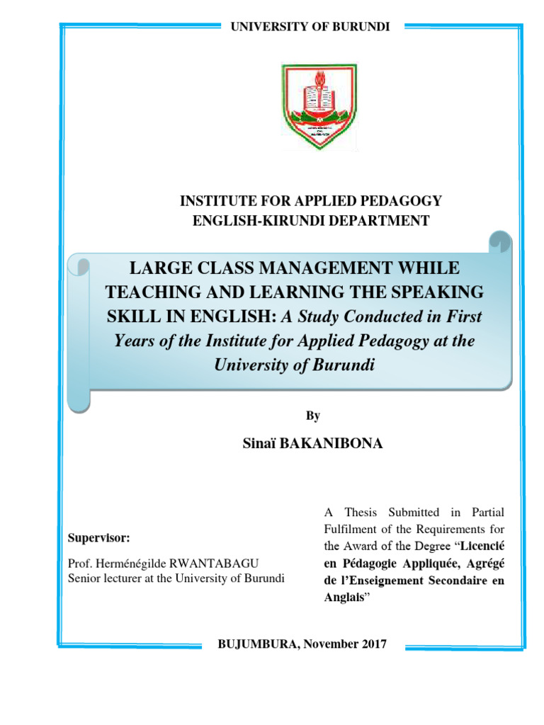 Large Class Management While Teaching An | PDF | Classroom Management | Teachers