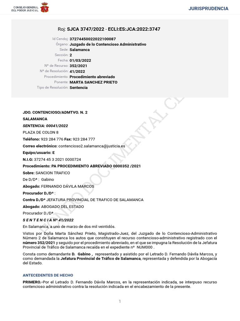 S JCA Salamanca | PDF