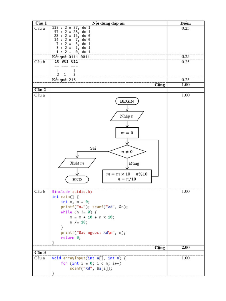 Thi Thu Cslt-Dap An | PDF