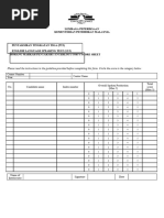 Assessor and Interlocutor Scoresheet | PDF | Linguistics | Semiotics