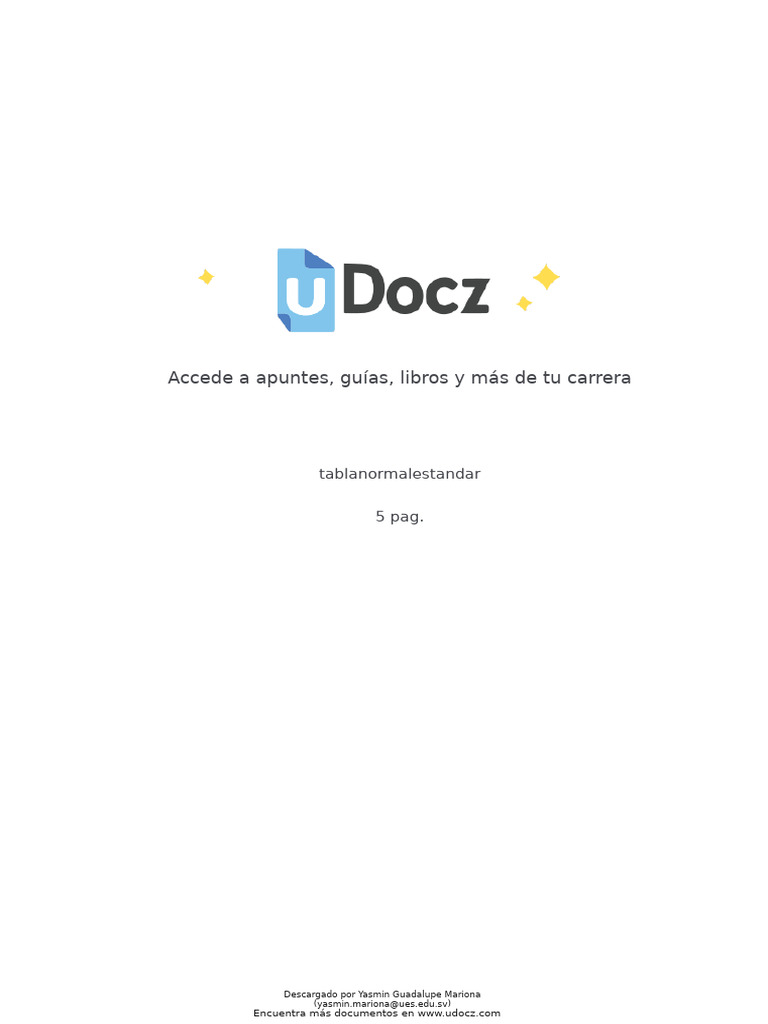 Tablanormalestandar 191709 Downloable 1629550 | PDF