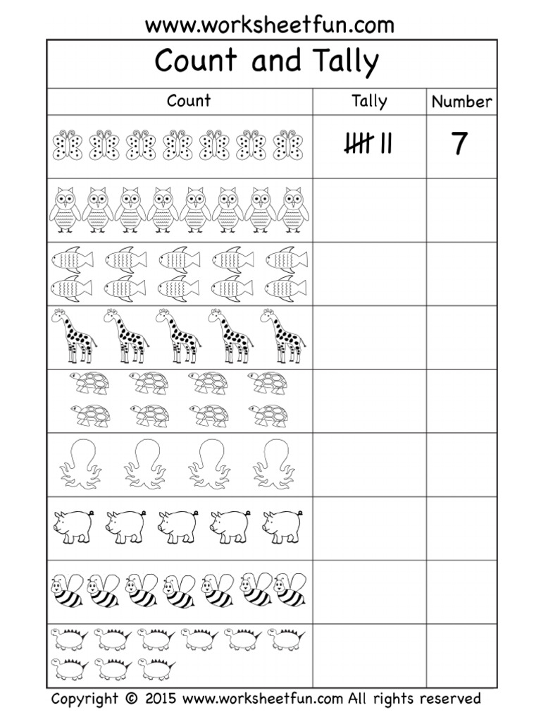 Count and Tally-1 | PDF