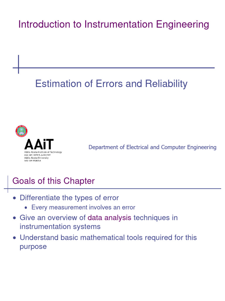 Chapter 2-2 Estimation of Errors | PDF | Normal Distribution | Standard ...