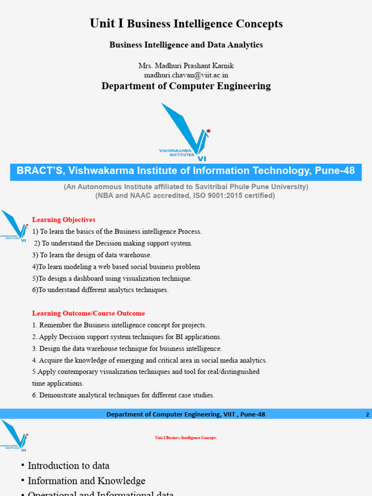 Business Intelligence INTRO | PDF | Business Intelligence | Information