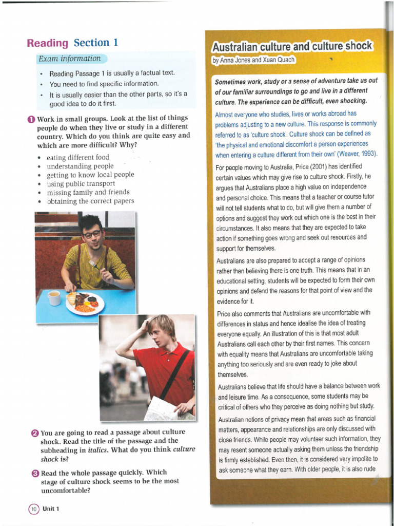 Reading Section 1 | PDF