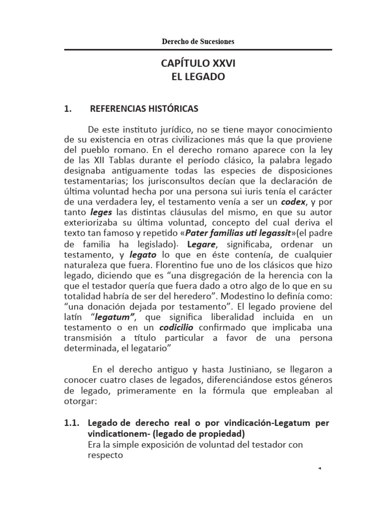 21 El Legado - Merged | PDF | Herencia | Donación