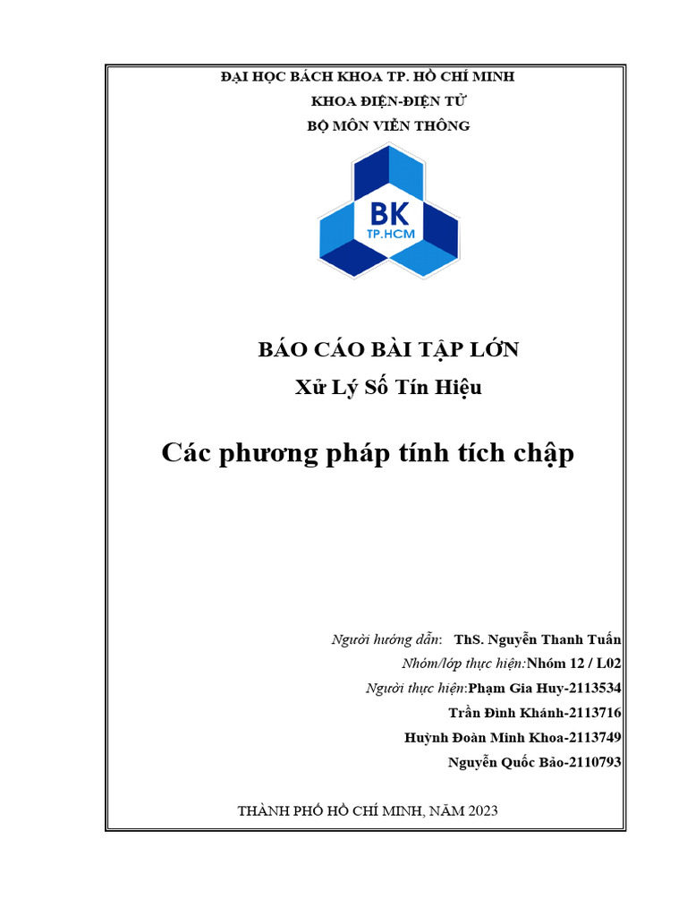 Nhóm 12 - L02 - BTL XLSTH | PDF