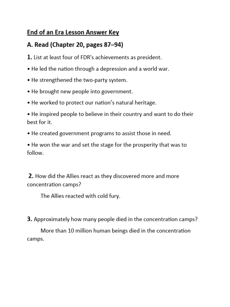 Unit 2.12 Lesson Answer Keys (History) | PDF | Politics | History