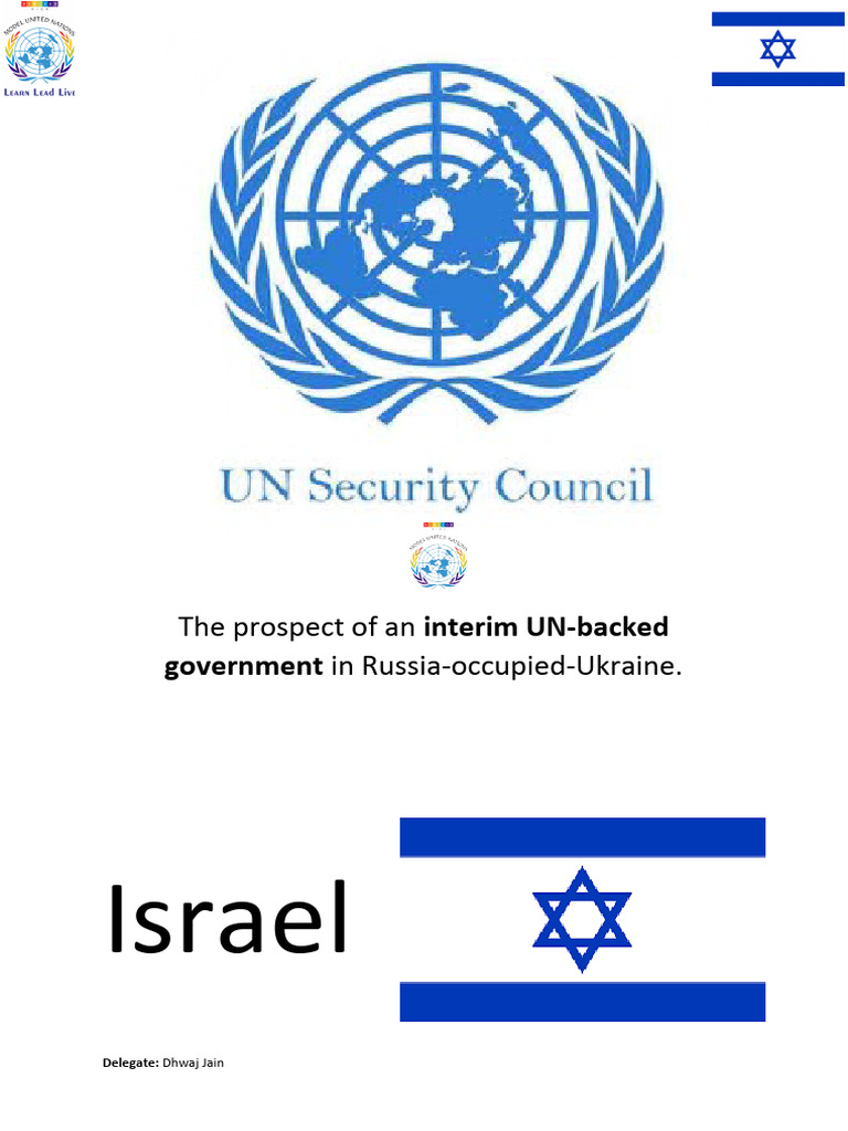 ISRAEL Poition Paper UNSC | PDF | Ukraine | Annexation Of Crimea By The ...