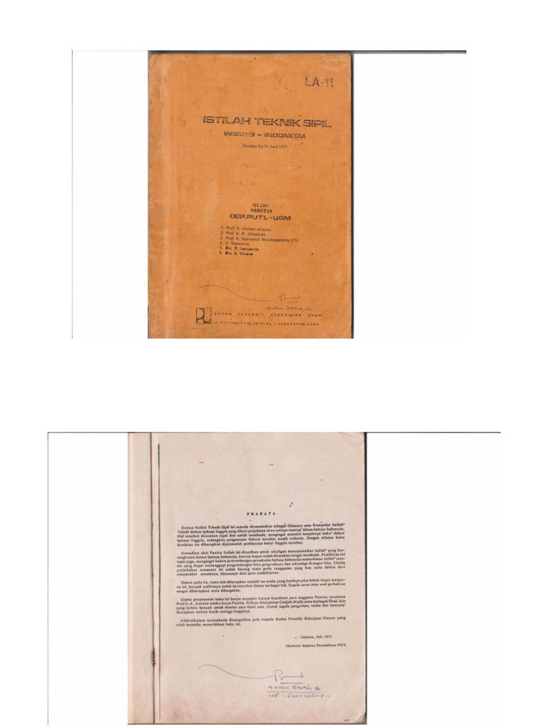 Kamus Istilah Teknik Sipik - English-Indonesia | PDF