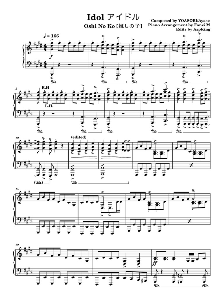 Yoasobi - Idol | PDF