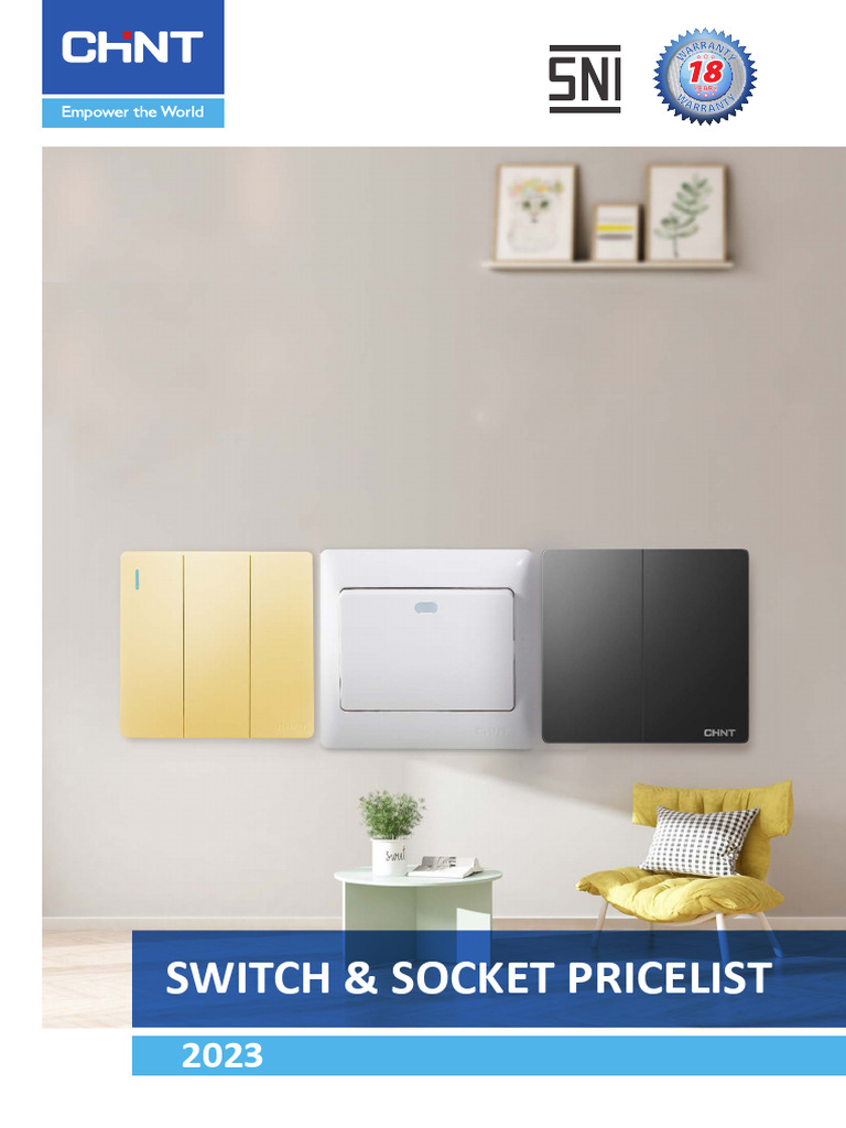 Chint Price List Wallswitch v2 | PDF | Metals | Materials