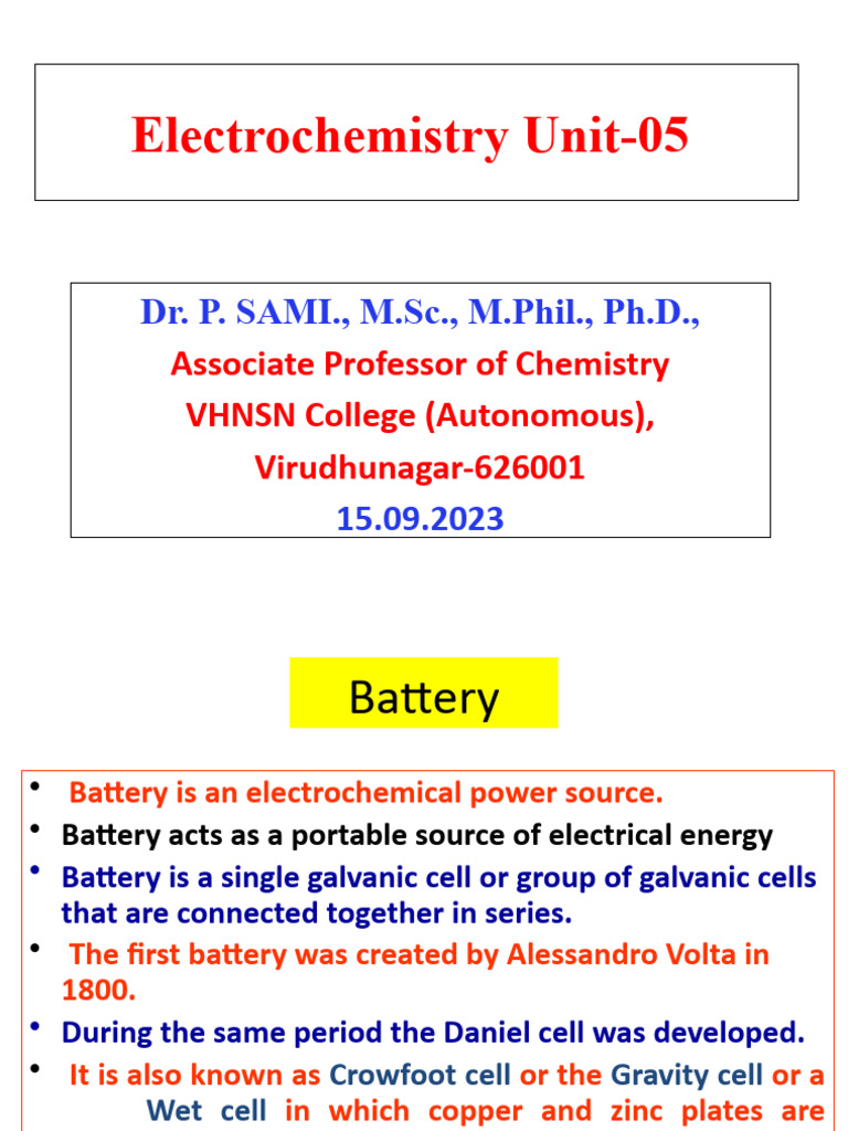 EC - Batteries & Fuel Cells | PDF | Fuel Cell | Rechargeable Battery