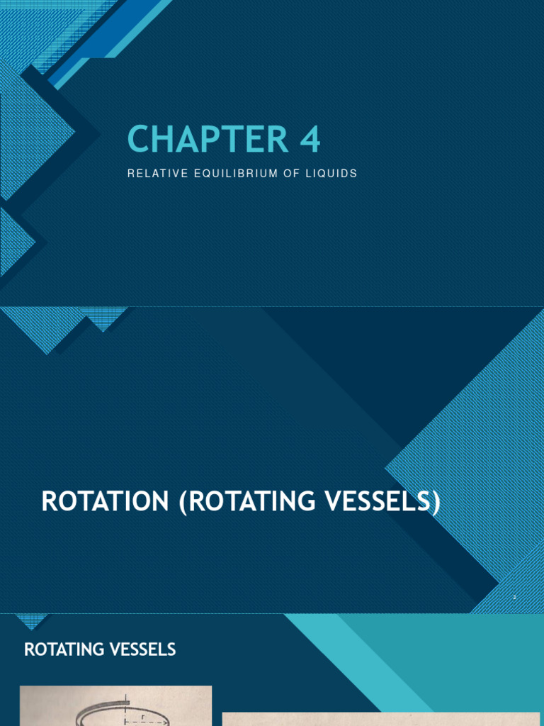 CE 316 CHAPTER 4 Rotating Vessels | PDF | Mechanical Engineering ...