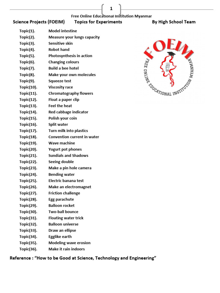 Experiment | PDF | Applied And Interdisciplinary Physics | Physical Sciences