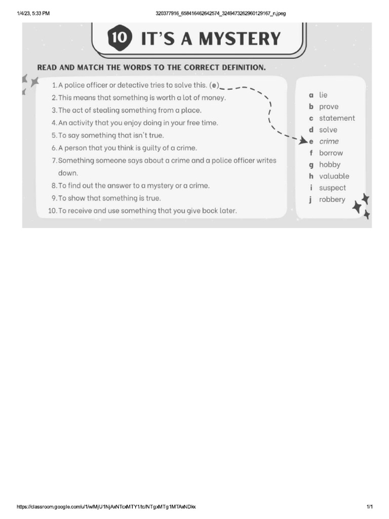 10 It S A Mystery | PDF