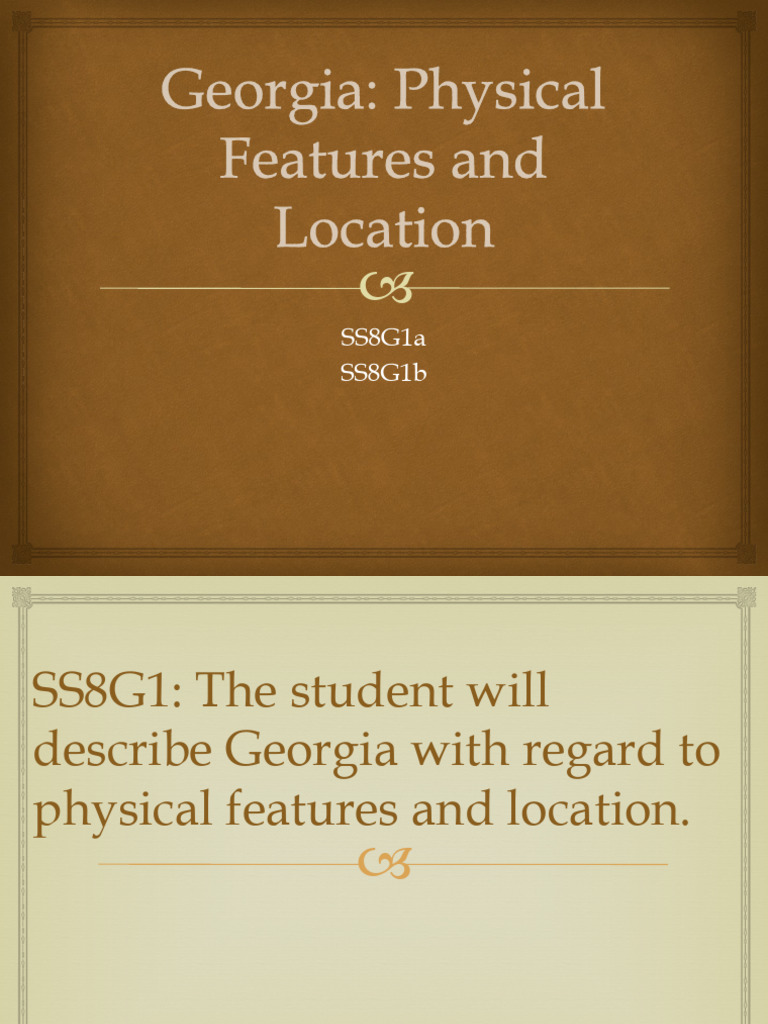 Georgia History - Powerpoint | PDF | Georgia (U.S. State) | Appalachian ...