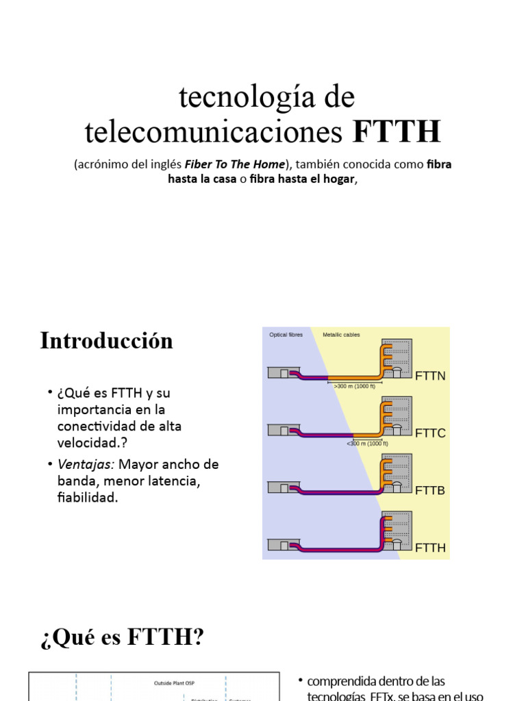 FTTH | PDF