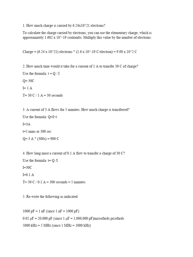 Problem | PDF | Electrical Resistance And Conductance | Applied And ...