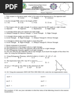 Soh Cah Toa Questions | PDF