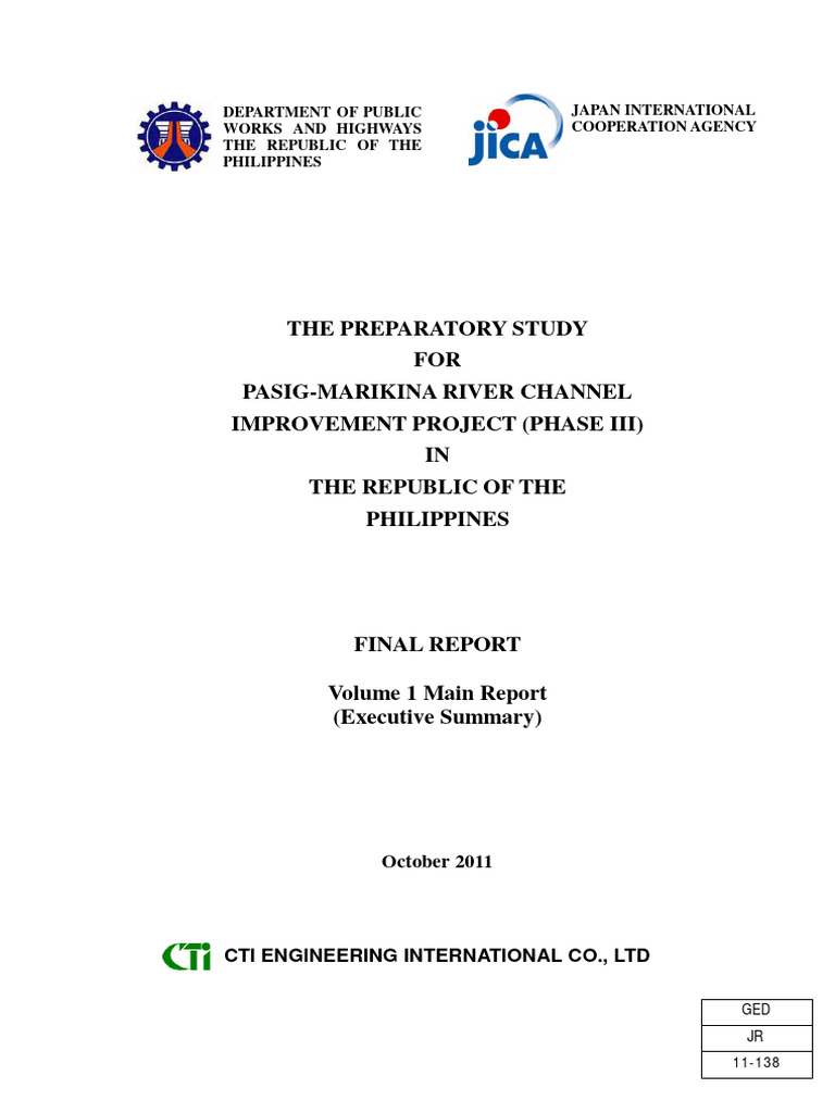 Marikina River Phase 3 | PDF | River | Earth Sciences