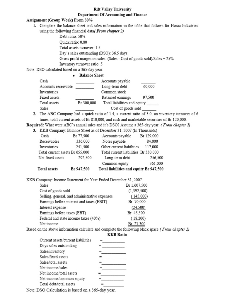 FM-I Assignment | PDF