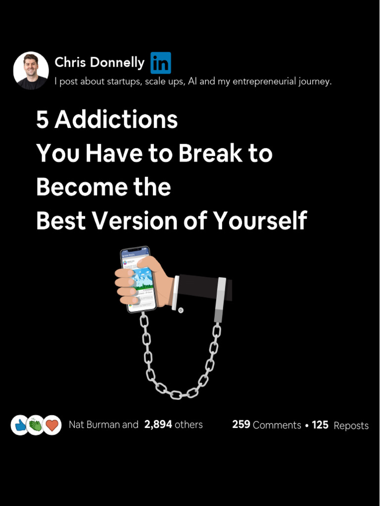 5 Addictions To Break To Become Your Best Self PDF | PDF
