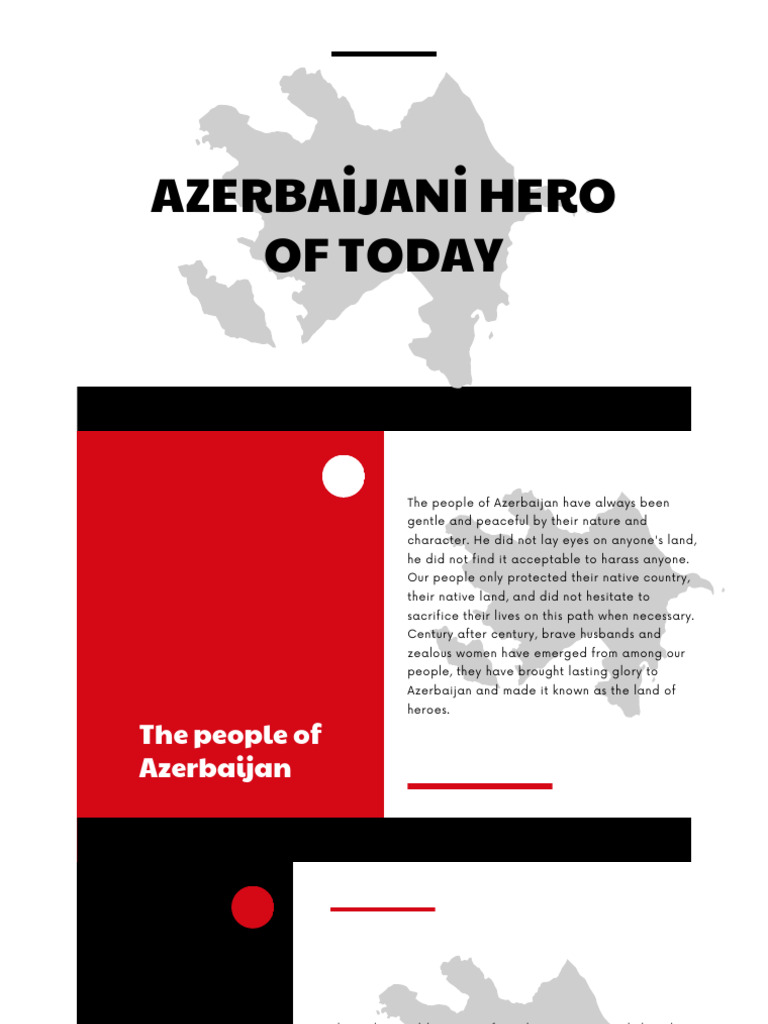 Azerbaijani Heroes: Valor and Sacrifice | PDF | Poetry