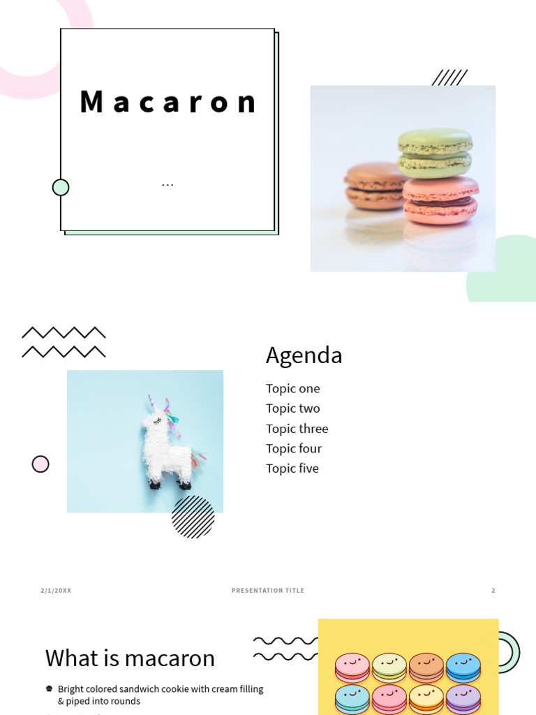 Macaron | PDF | Macaron | Desserts