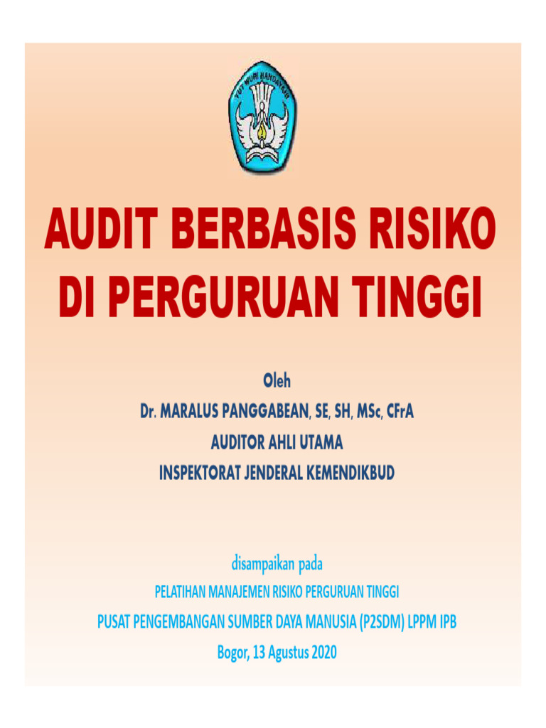 Audit Berbasis Risiko Di PT | PDF