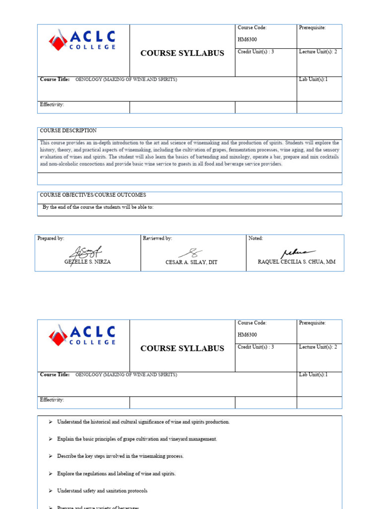 OENOLOGY (MAKING OF WINE AND SPIRITS) | PDF