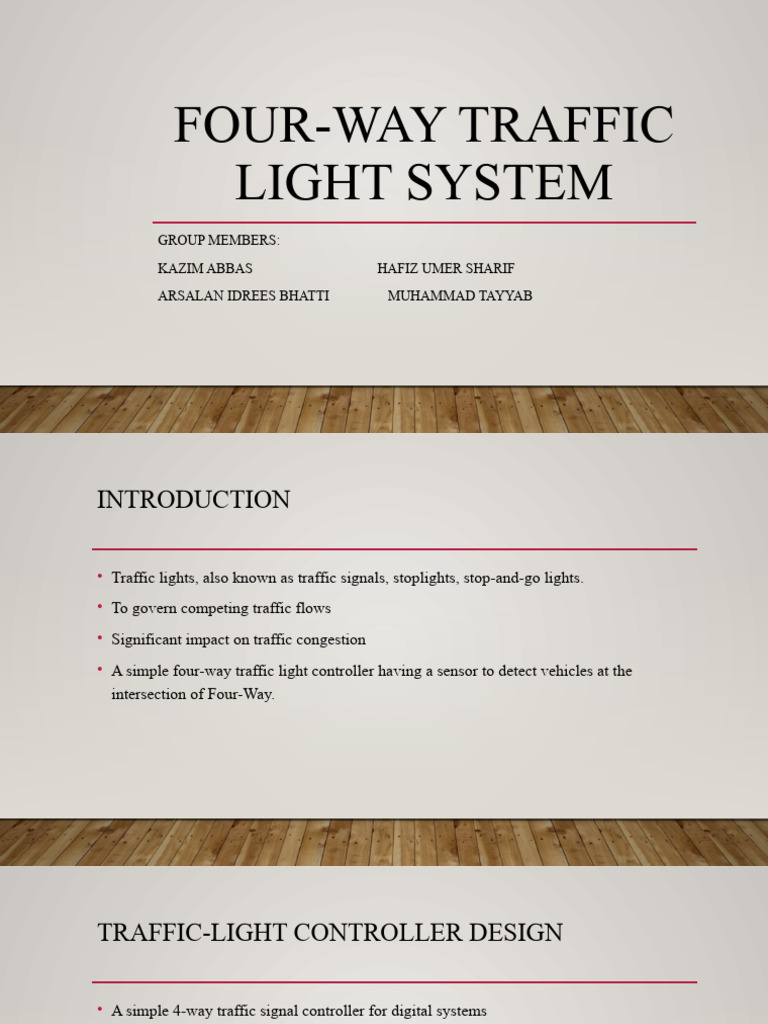 DSD - Four-Way Traffic Light System | PDF