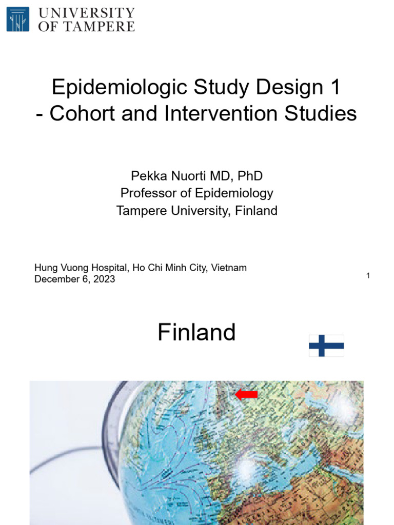 Epidemiologic Study Design Overview | PDF
