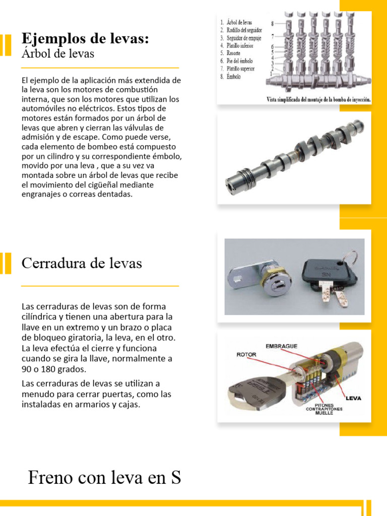 Ejemplos y aplicaciones de levas | PDF
