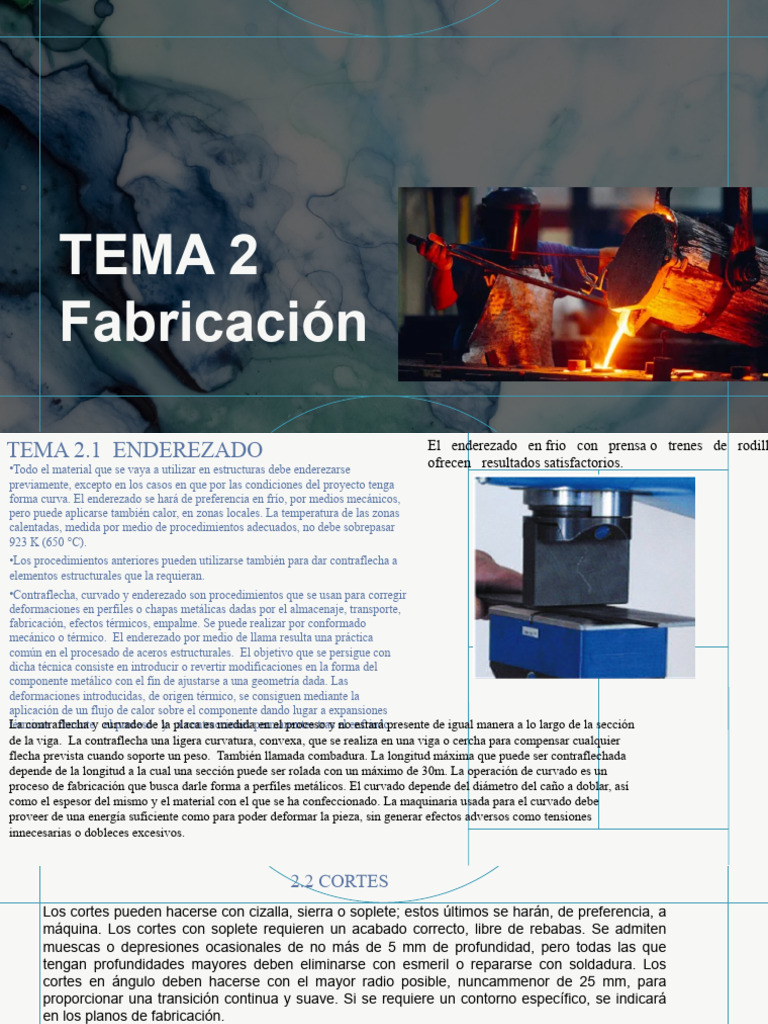 TEMA 2 Fabricación | PDF | Soldadura | Construcción