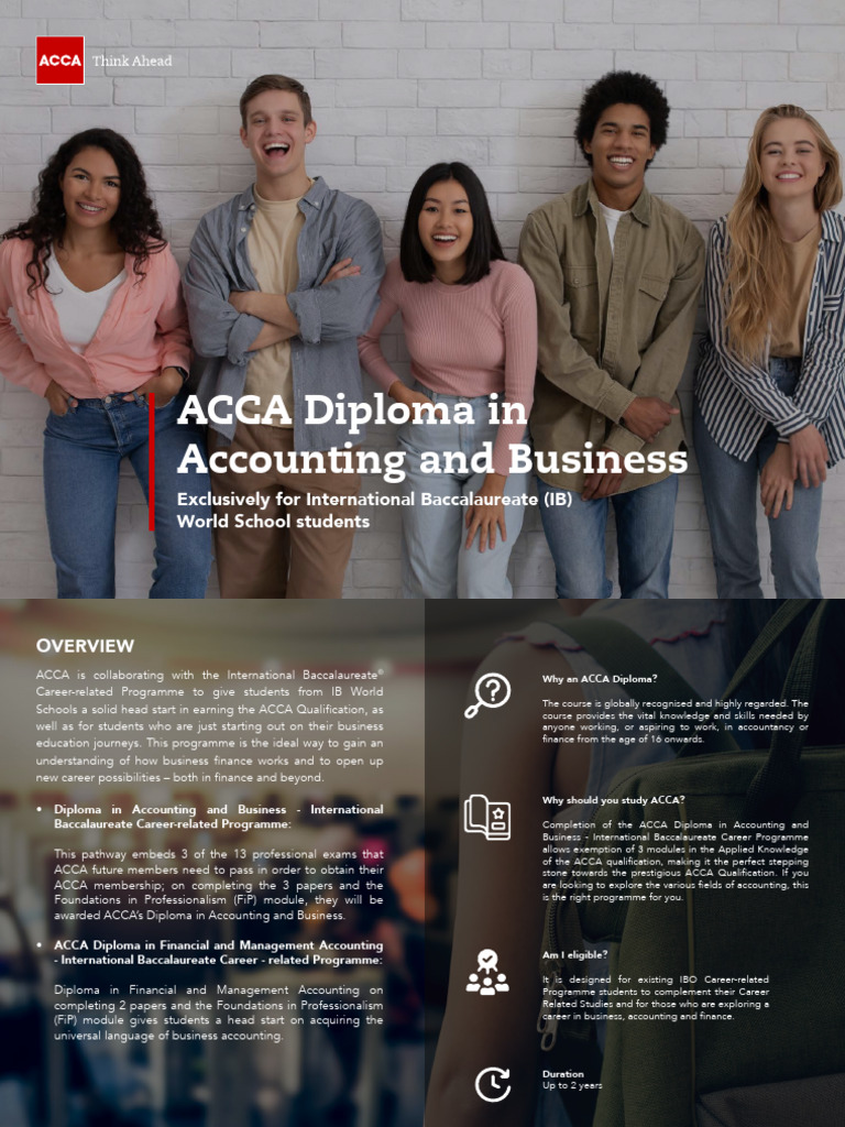Acca Idab Brochure | PDF | Qualifications | Vocational Education