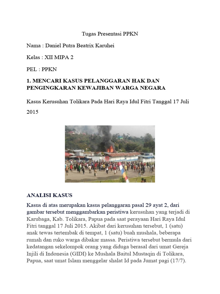 Tugas Presentasi PPKN | PDF