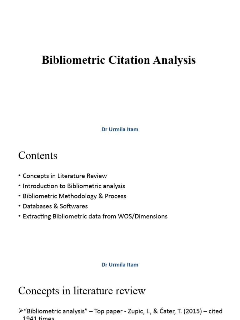 Bibliometric Analysis: Methods & Tools | PDF | Methodology | Scholarly Communication